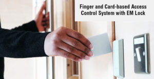 Finger and Card-based Access Control System with EM Lock - StarLink India